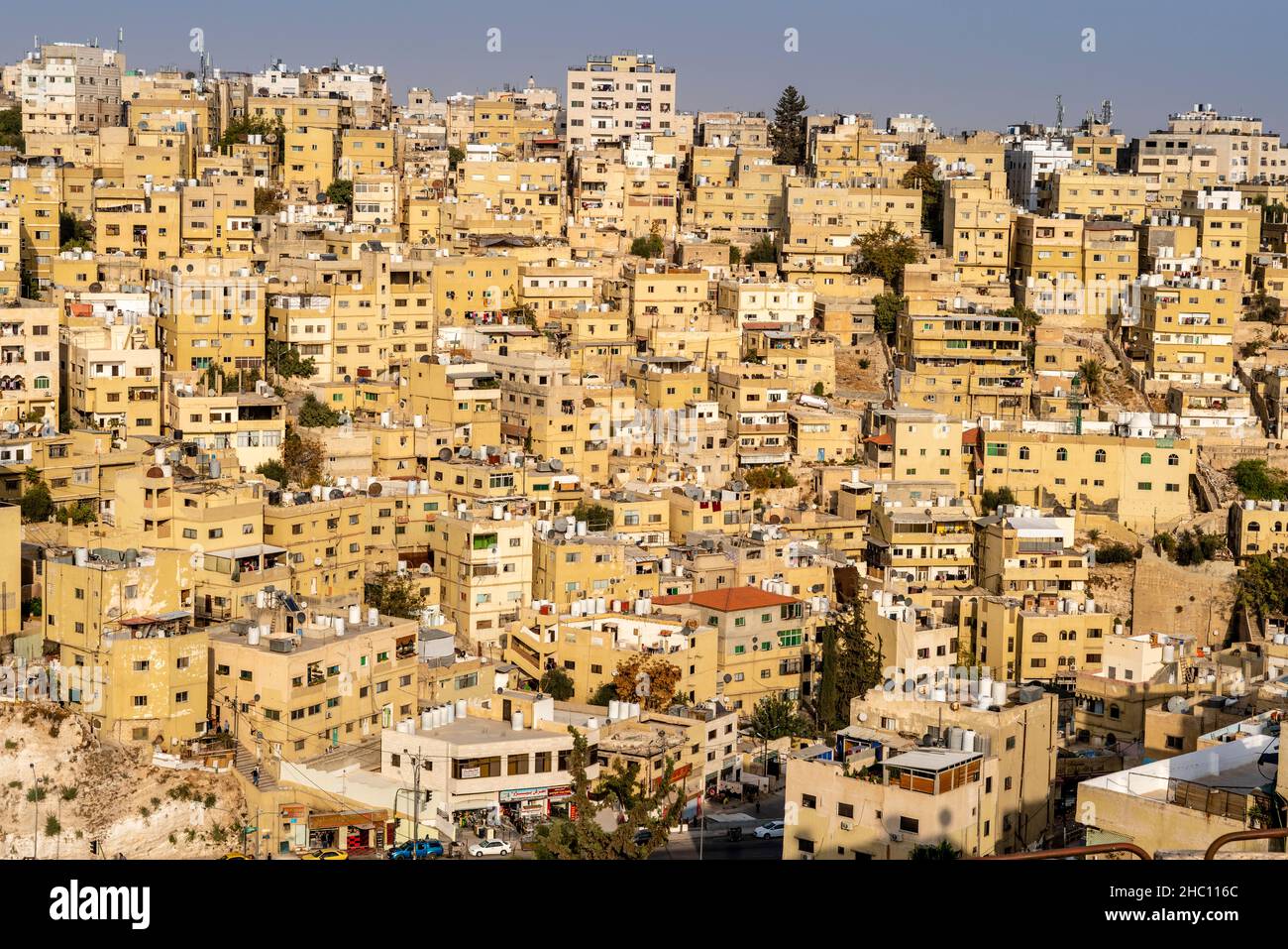 The Amman Skyline Taken From The Citadel, Amman, Jordan Stock Photo - Alamy