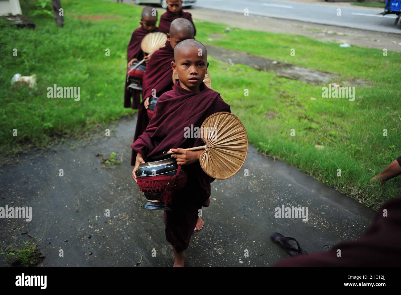 Monks in Myanmar Stock Photo - Alamy