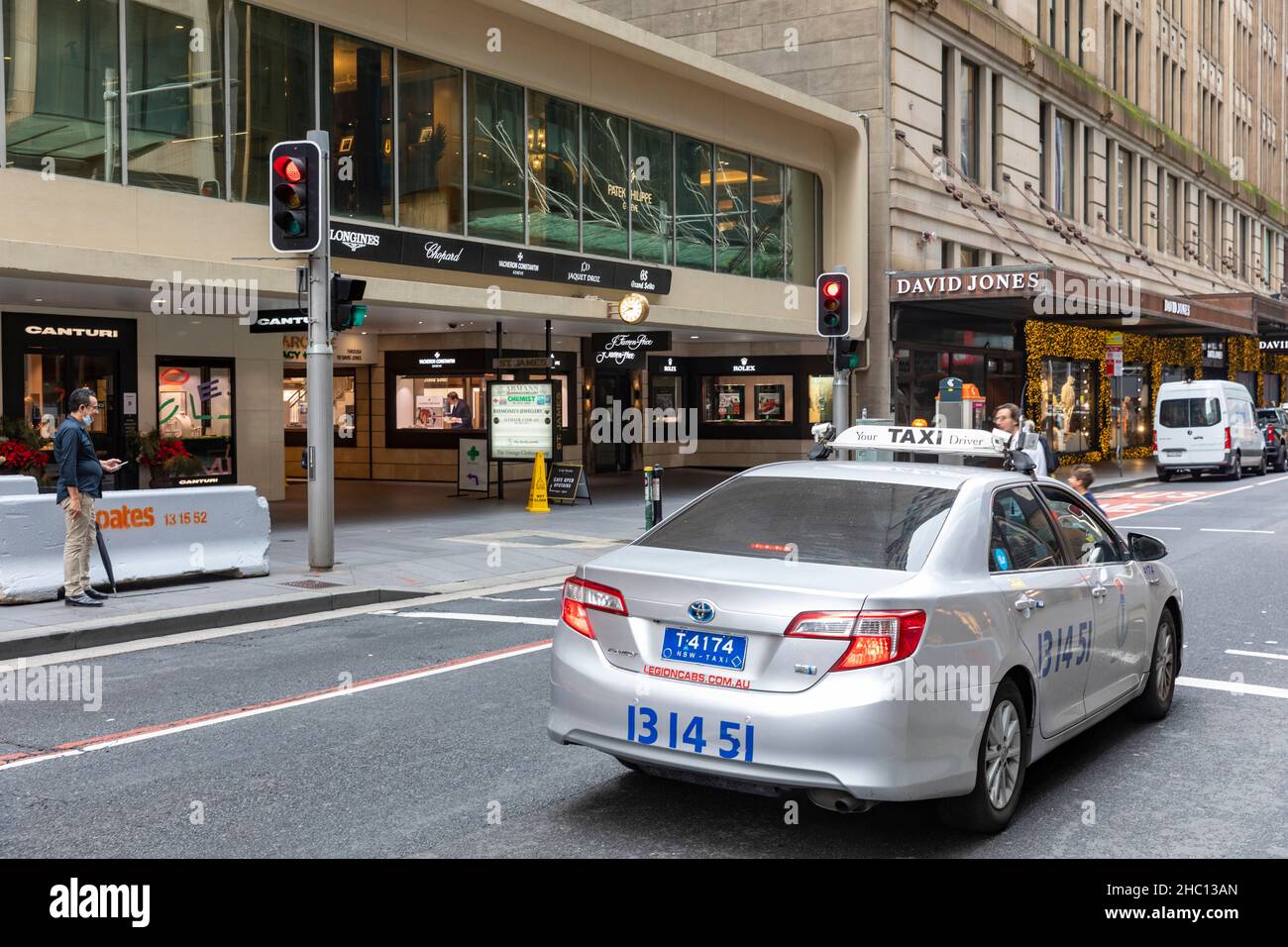 Sydney grey taxi car in the city centre, NSW,Australia Stock Photo - Alamy