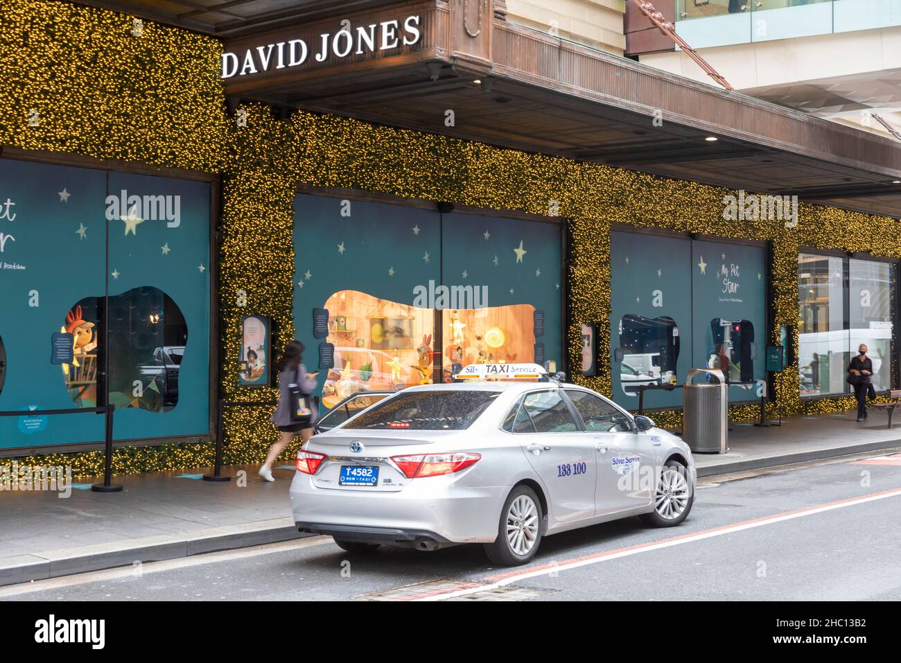 Sydney grey taxi car in the city centre, NSW,Australia Stock Photo - Alamy