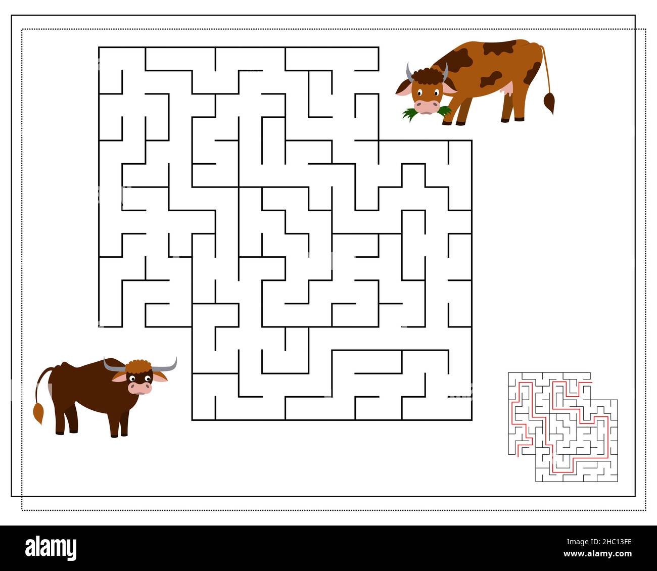 Mazes games Stock Vector Images - Alamy