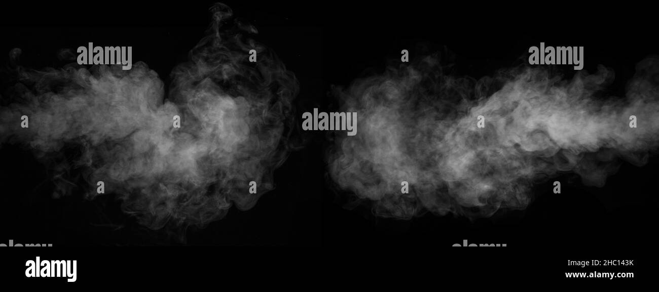 Mist fog smog horizontal Black and White Stock Photos & Images - Alamy