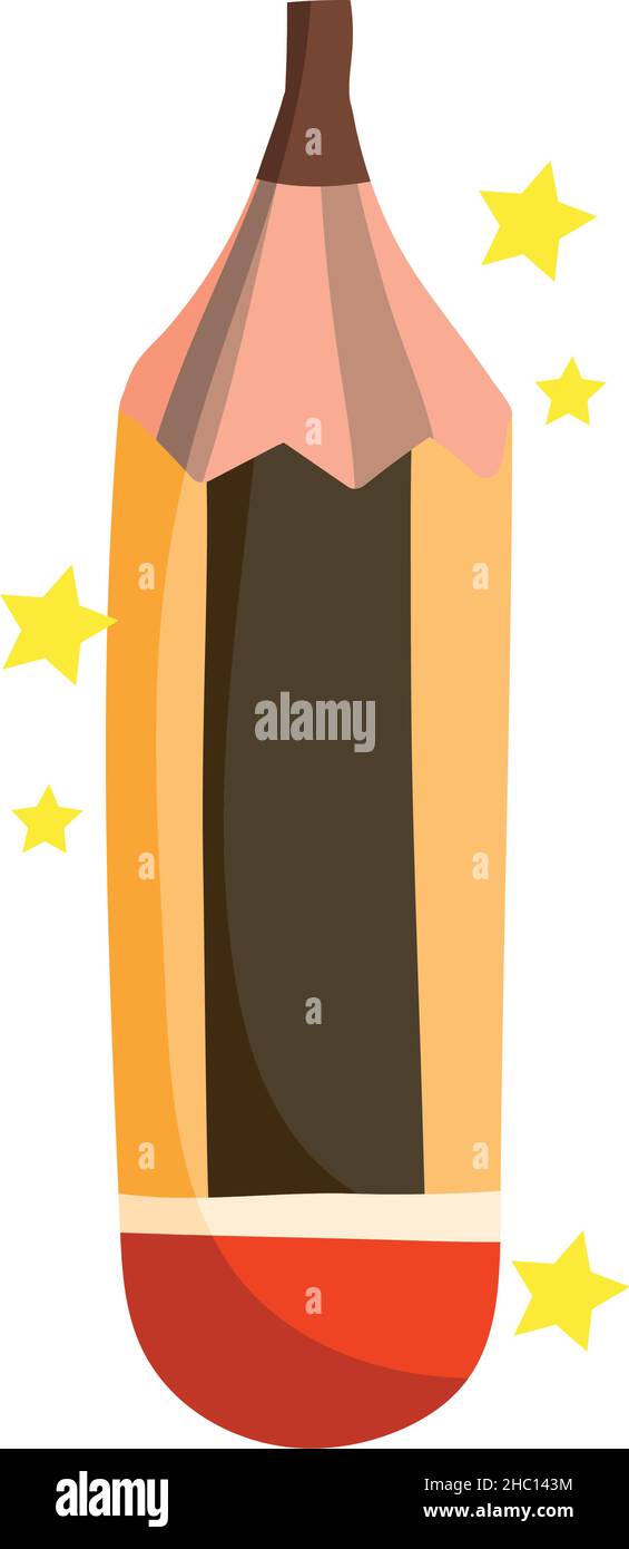 Pencil Cartoon Icon Stock Vector Image And Art Alamy
