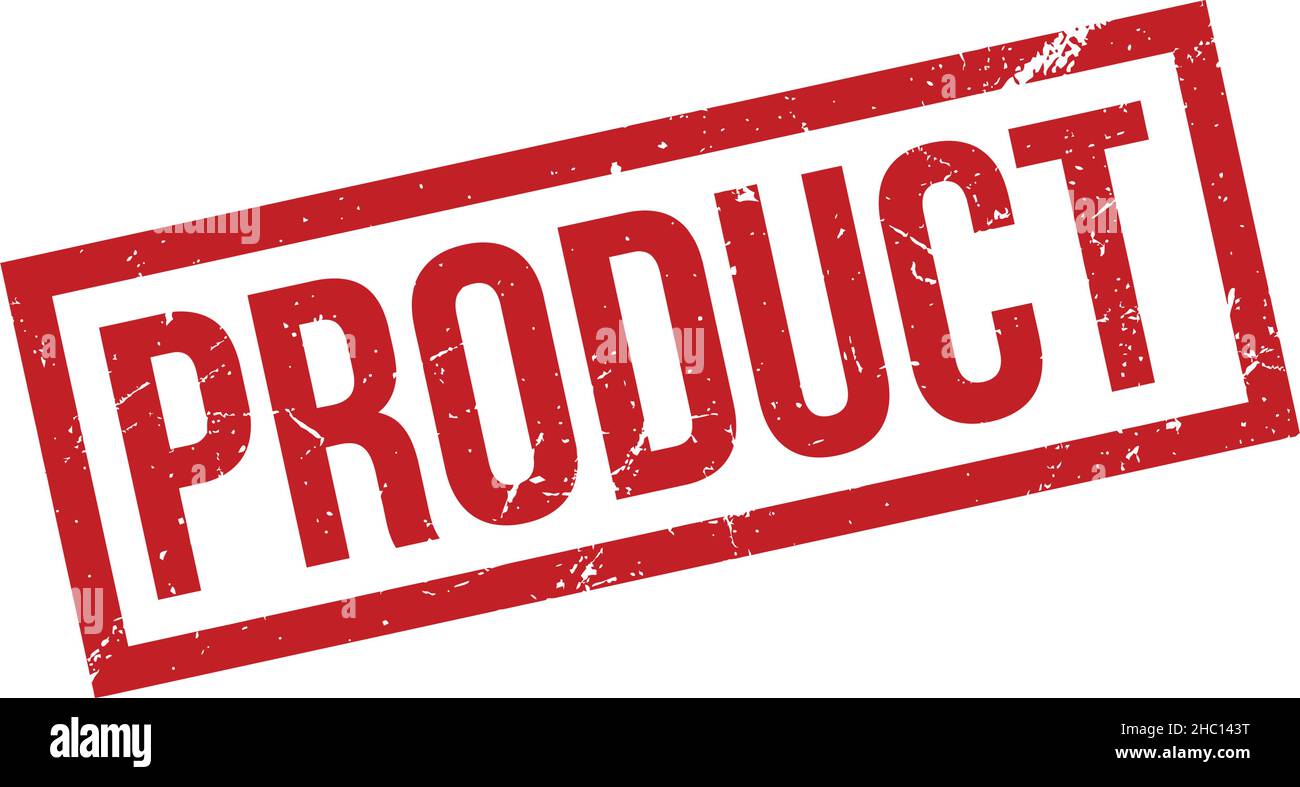 Product Rubber Stamp. Red Product Rubber Grunge Stamp Seal Vector ...
