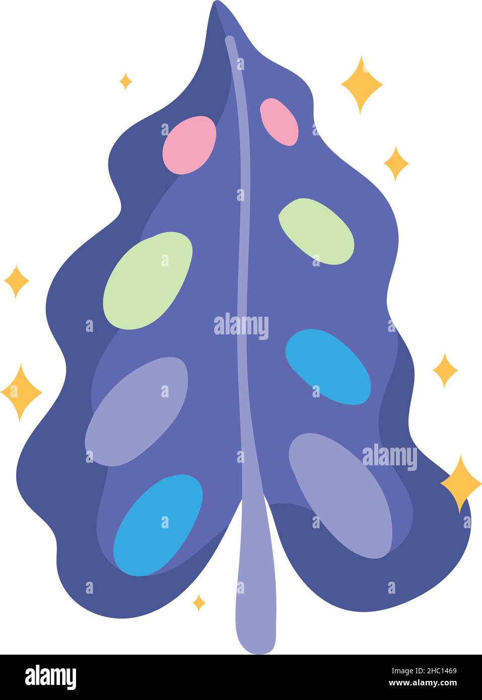 abstract leaf cartoon Stock Vector Image & Art - Alamy