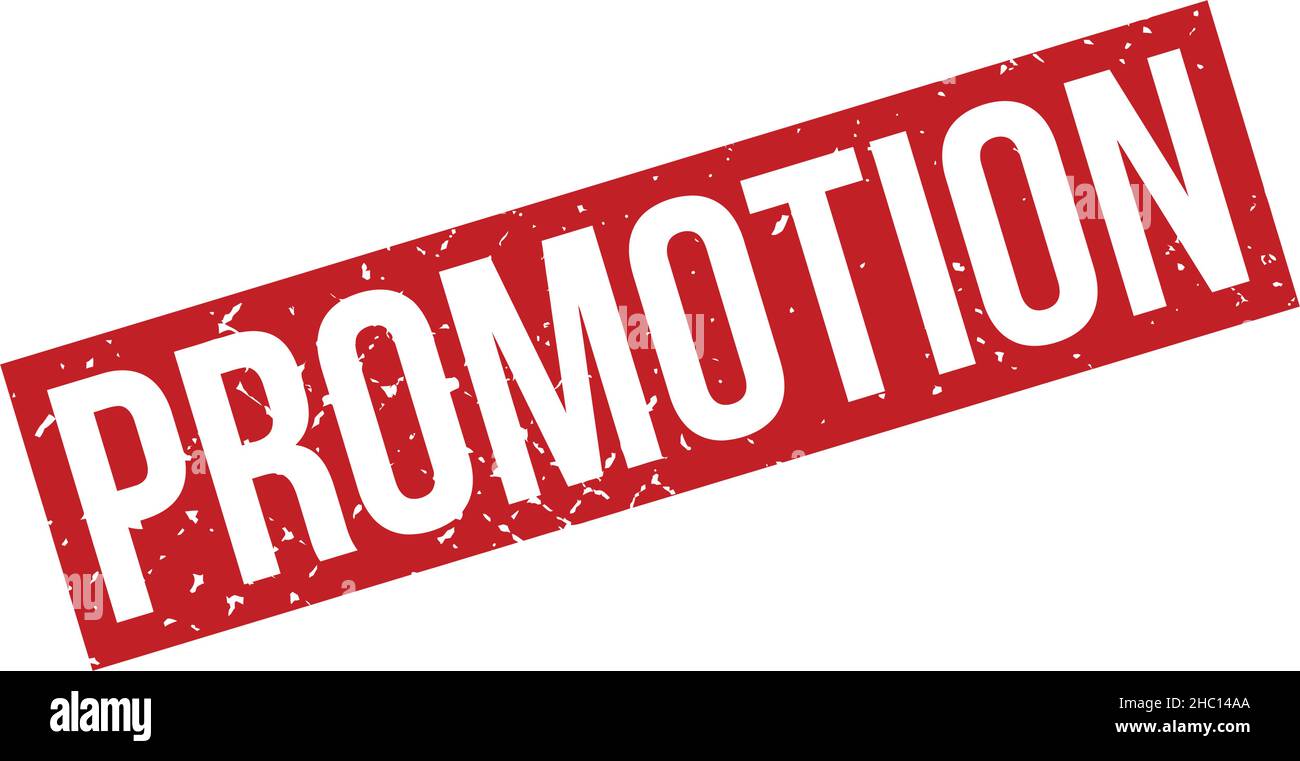 Promotion Rubber Stamp. Red Promotion Rubber Grunge Stamp Seal Vector ...