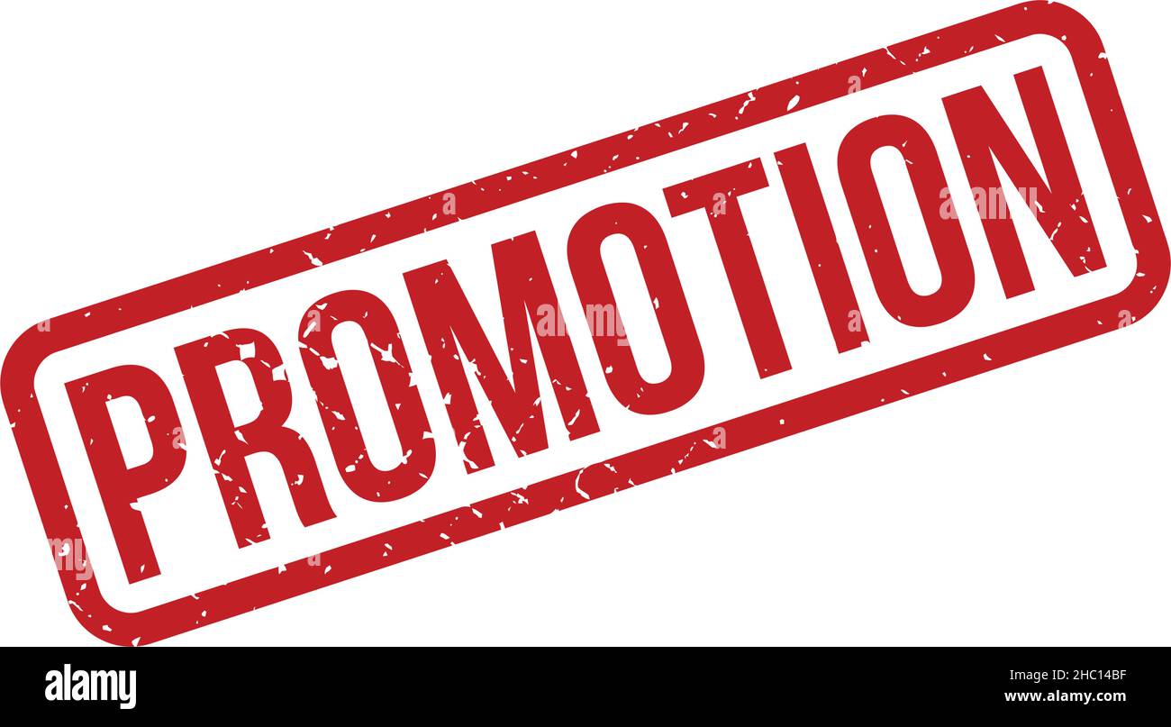 Promotion Rubber Stamp. Red Promotion Rubber Grunge Stamp Seal Vector ...