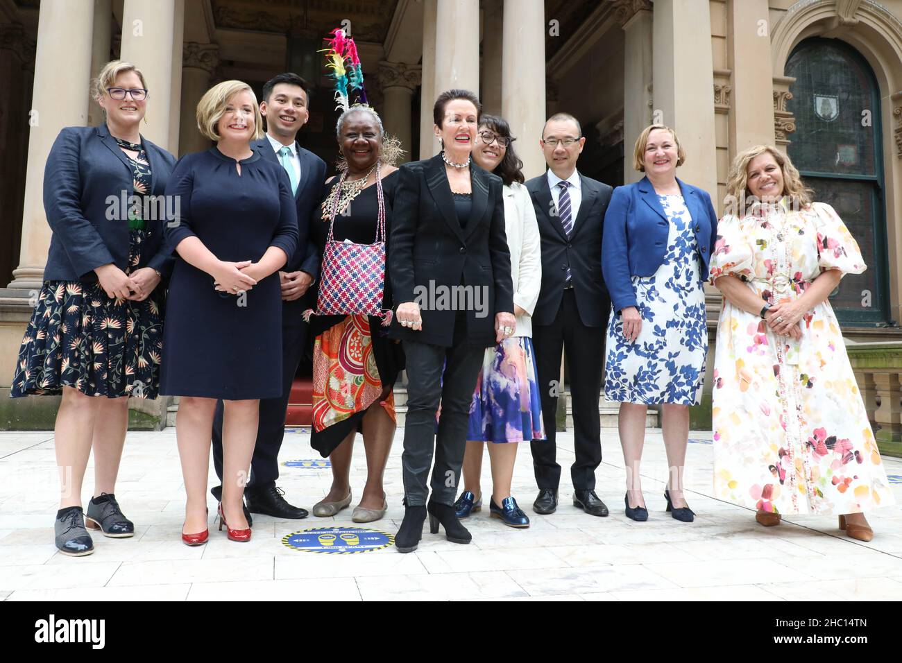 Sydney, Australia. 23rd December 2021. After a smoking ceremony, the ...