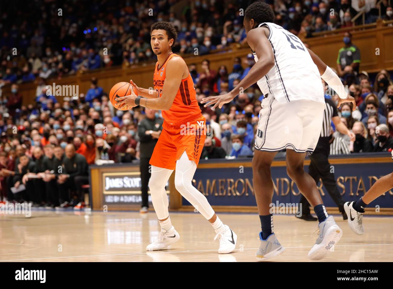 Durham, North Carolina, USA. 22nd Dec, 2021. Virginia Tech Hokies ...