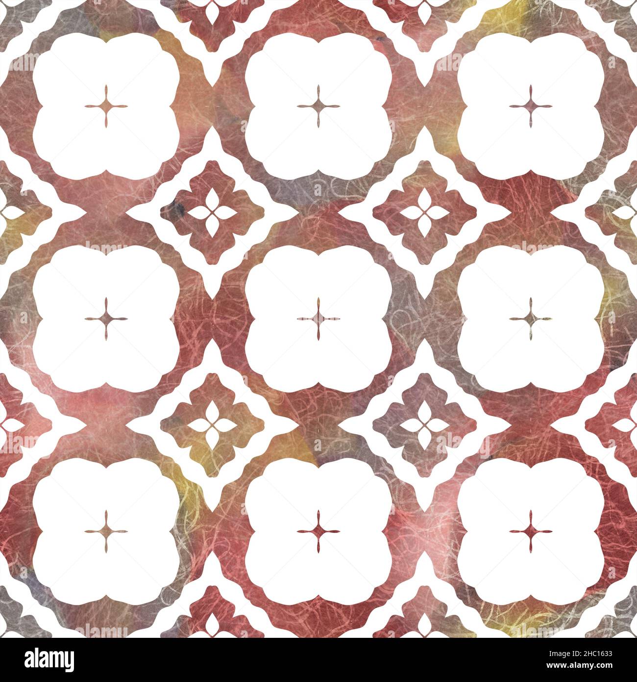 Seamless white on color interior wall tile style surface pattern design ...