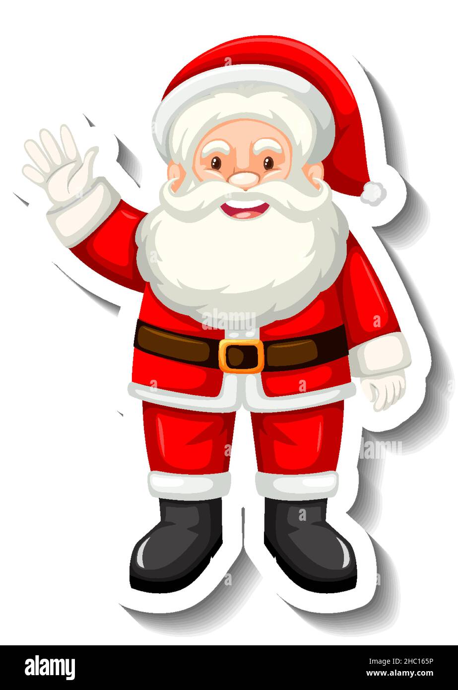 Santa Claus cartoon character illustration Stock Vector Image & Art - Alamy