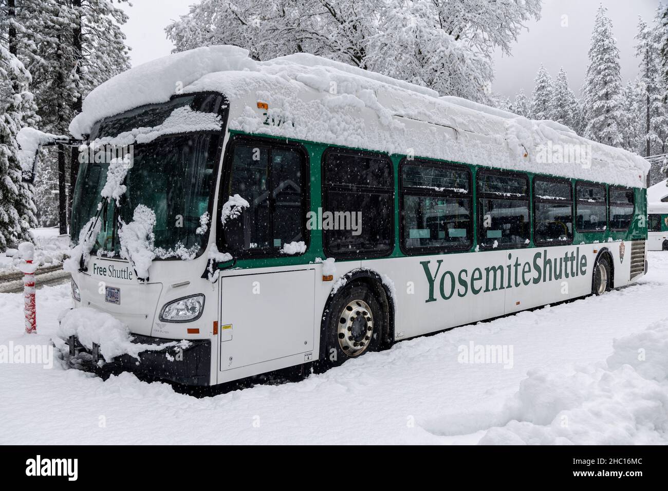 Shuttle bus in yosemite national hi-res stock photography and images ...