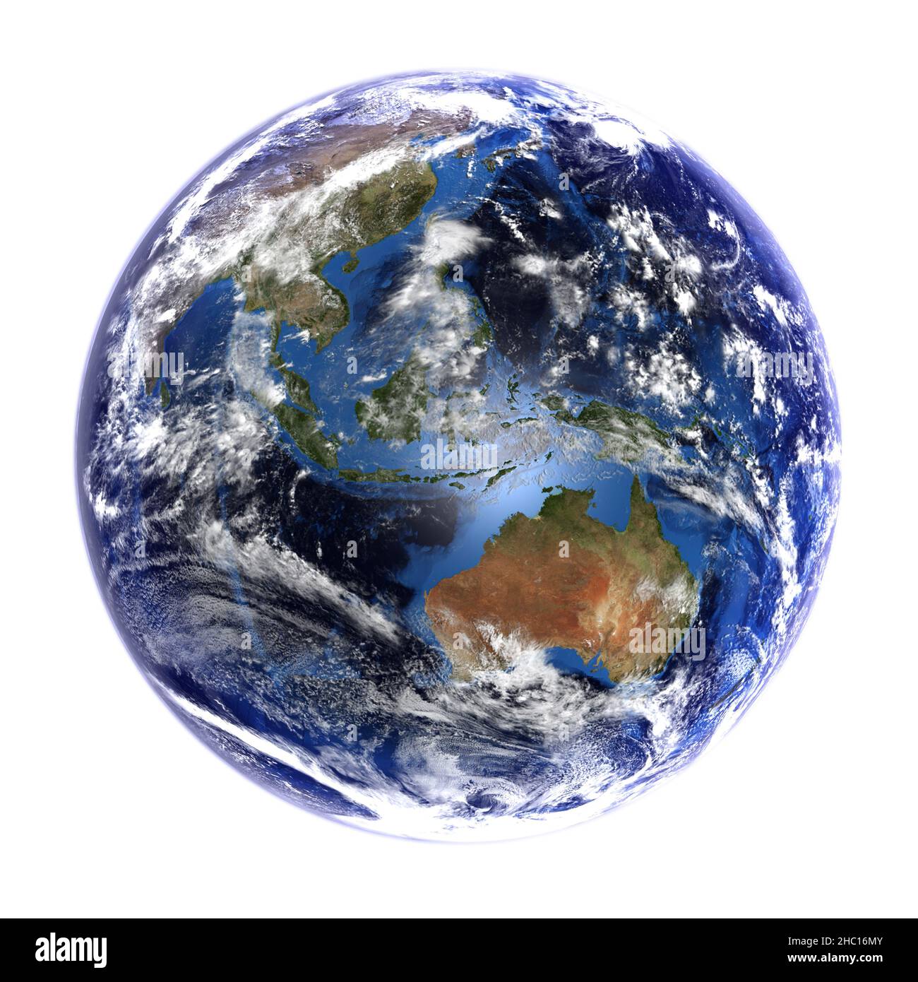 Earth from space showing Australia. Elements of this image furnished by ...