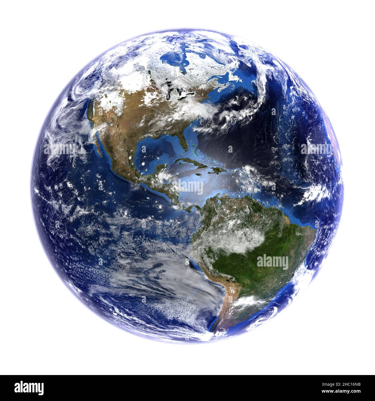 Earth from space showing America. Elements of this image furnished by ...