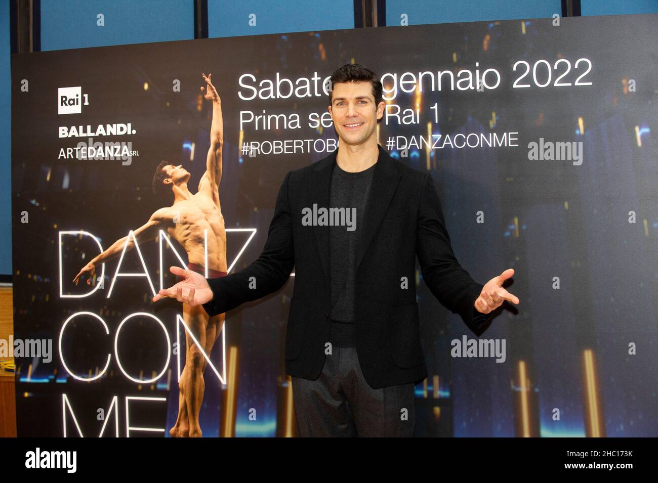 Italy, Milan, december 22, 2021 photocall of the TV show "Danza Con Me ...