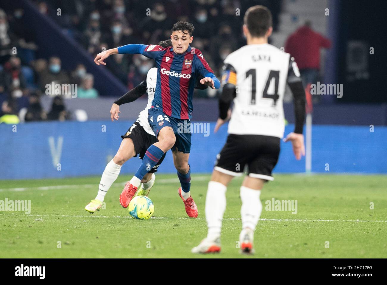 20th December 2021; Estadio Ciutat de Valencia, Valencia, Spain; La ...
