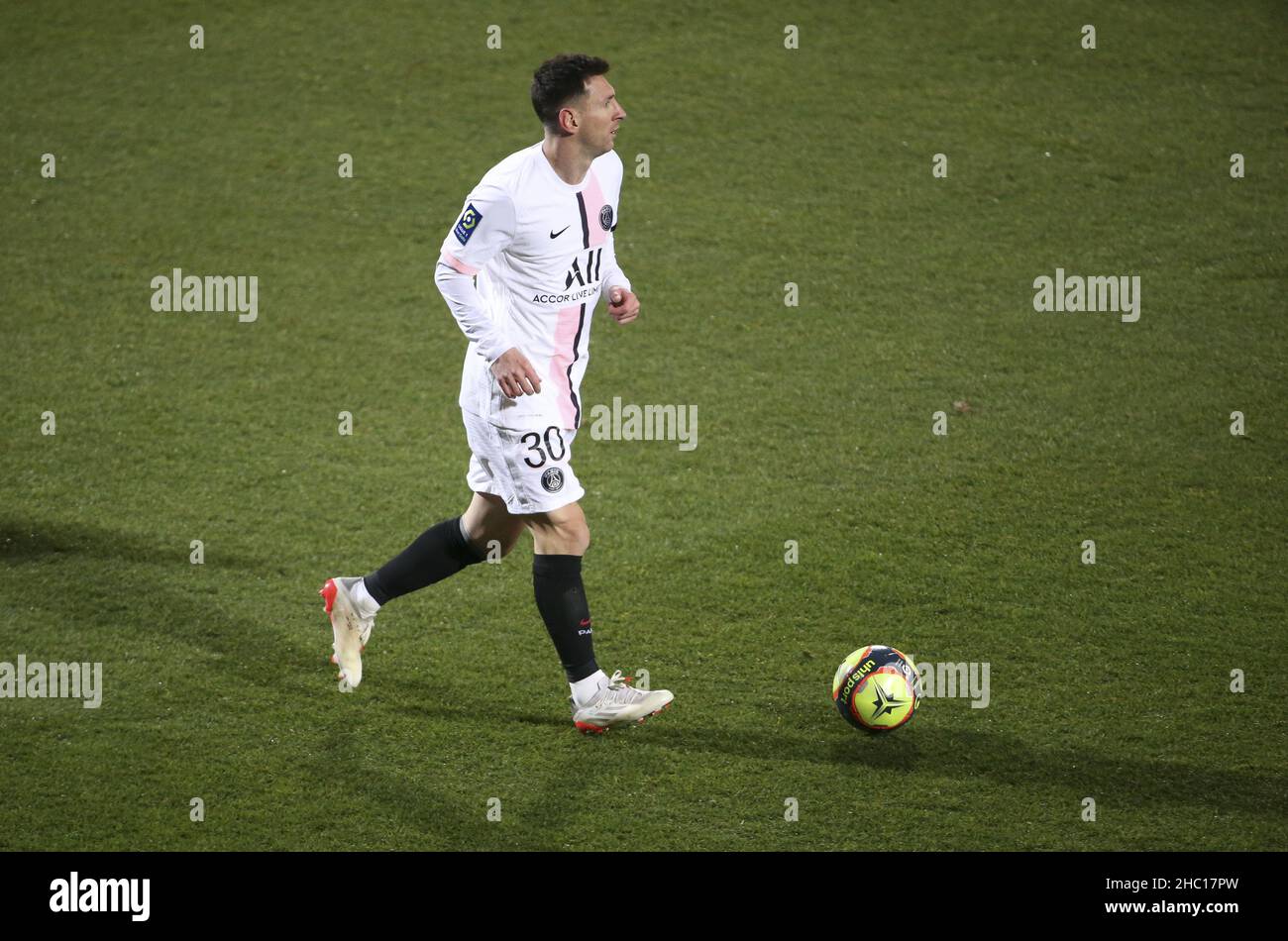 Lionel Messi of PSG during the French championship Ligue 1 football ...