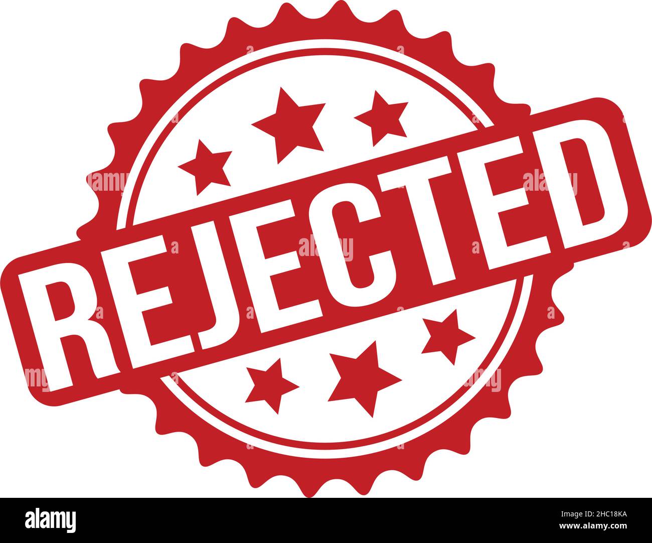Rejected word Stock Vector Images - Alamy