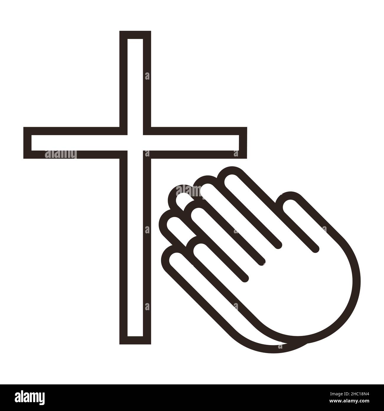 Praying At The Cross