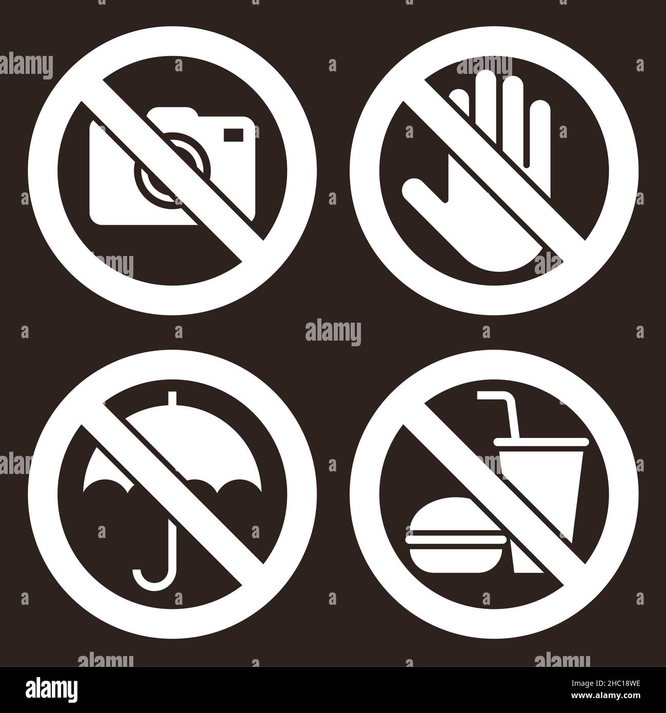 No photography camera prohibited symbol hi-res stock photography and ...