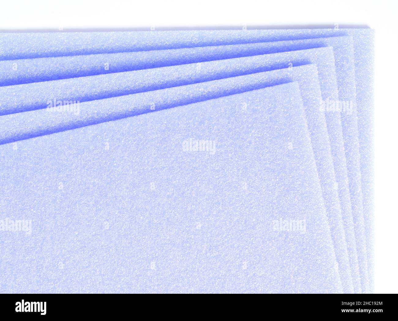 Pieces of protection foam, used for protecting items during transport ...