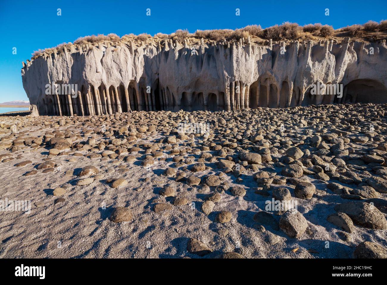 Unusual natural landscapes- The Crowley Lake Columns in California, USA ...