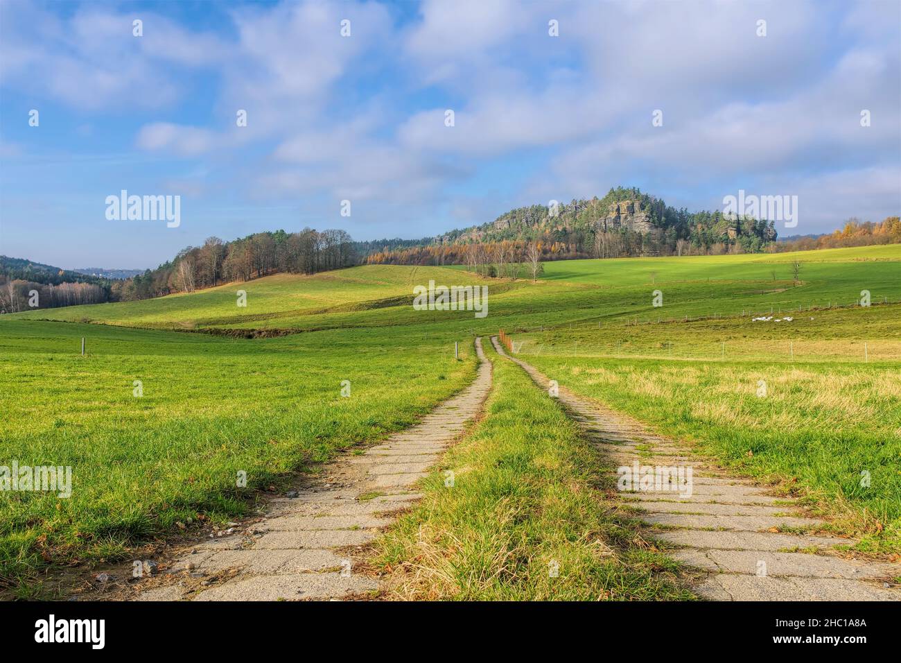 Rauenstein Sandstone Saxon Switzerland High Resolution Stock ...
