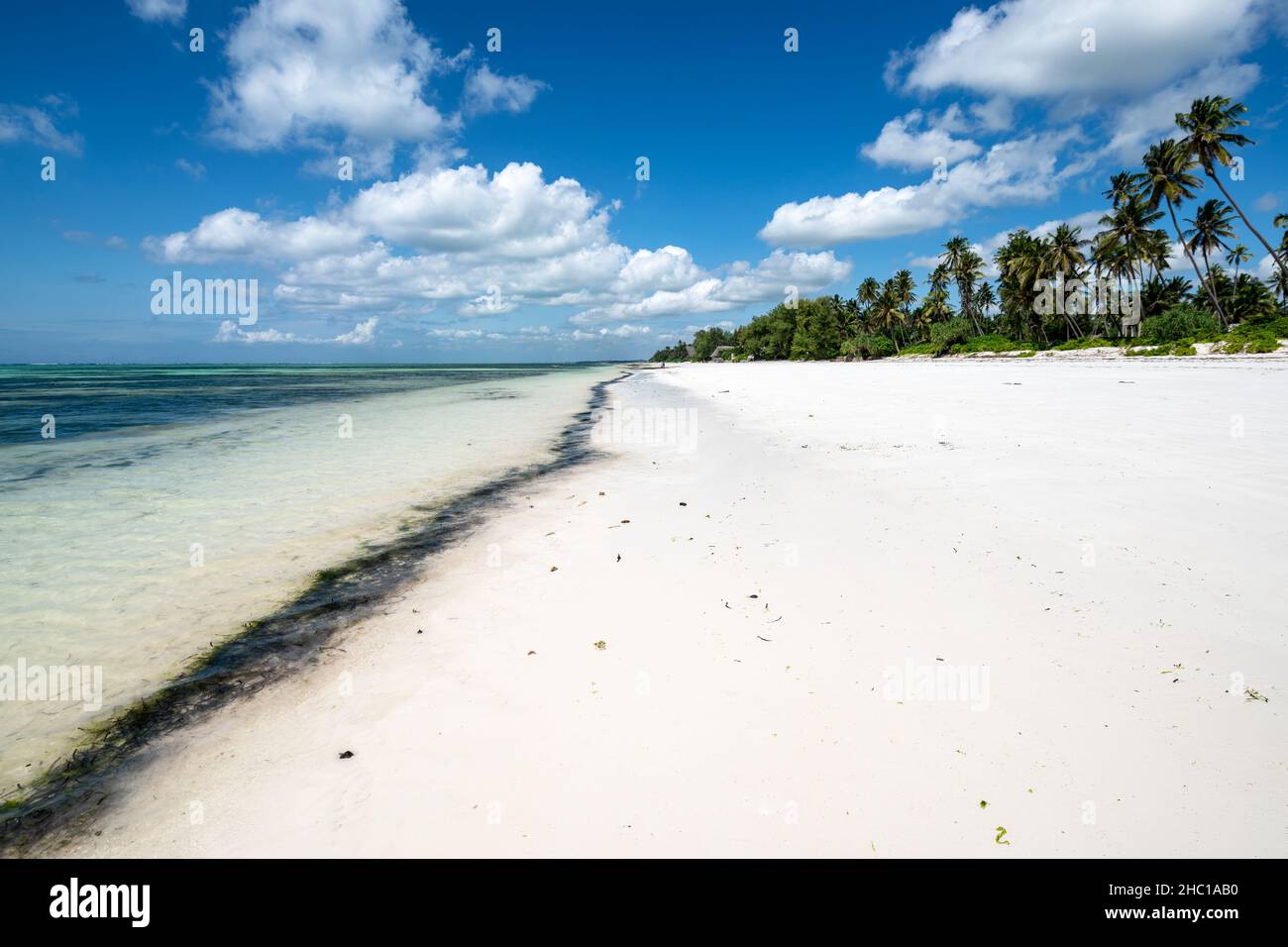 The beautiful beach of Matemwe in Zanzibar Stock Photo - Alamy