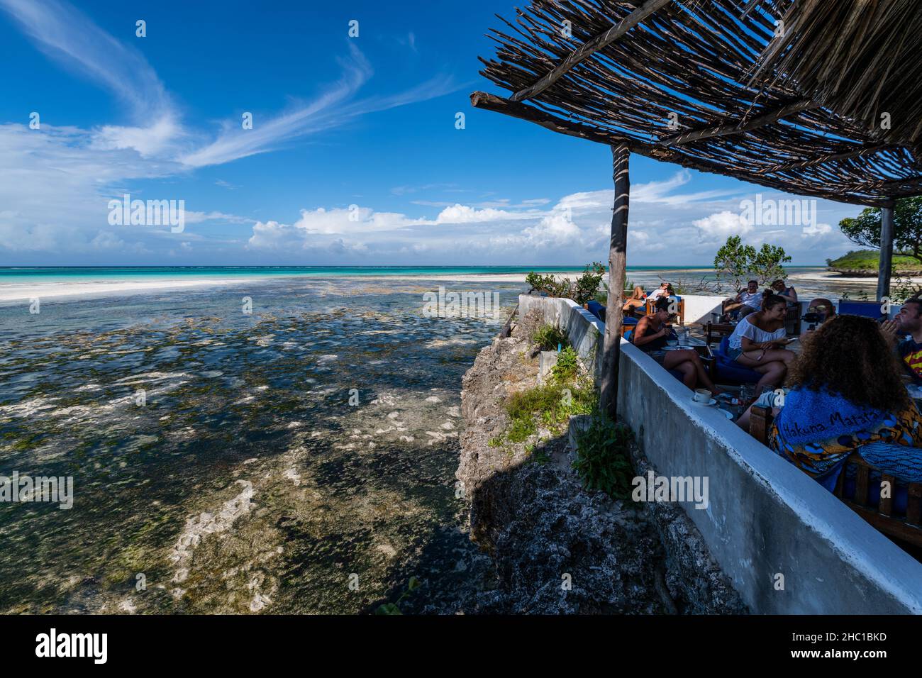 Pingwe Beach in Zanzibar Stock Photo - Alamy
