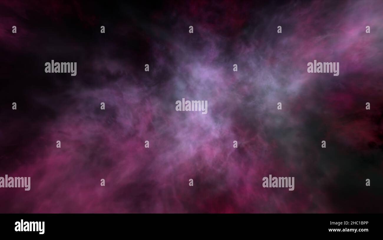 Planetary nebula in space. Cloud of ionized gas, collapse of star ...