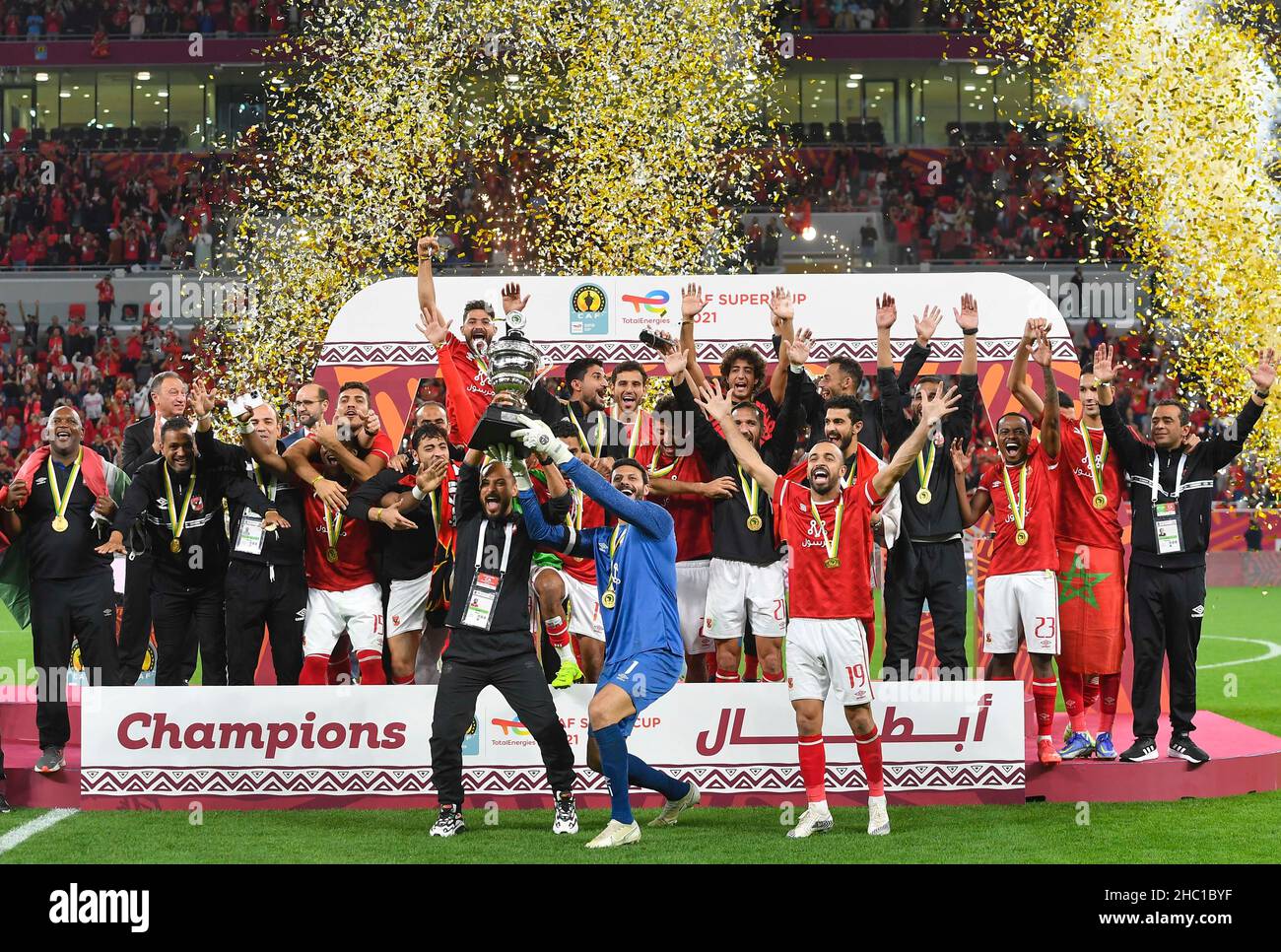 Football egypt al ahly trophy hi-res stock photography and images - Alamy