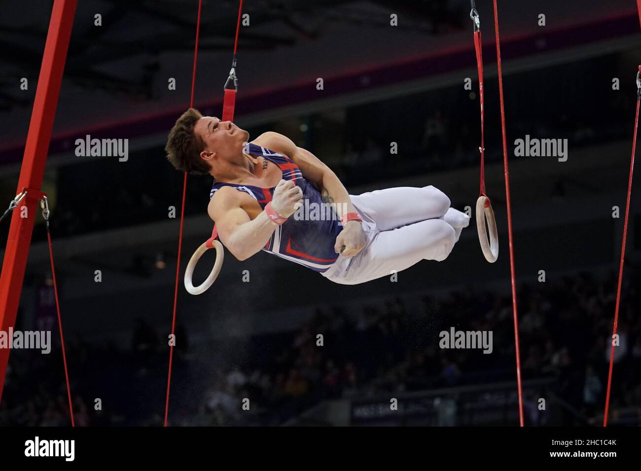 British Championships 2019.Senior all-around. Brinn Bevan Stock Photo ...