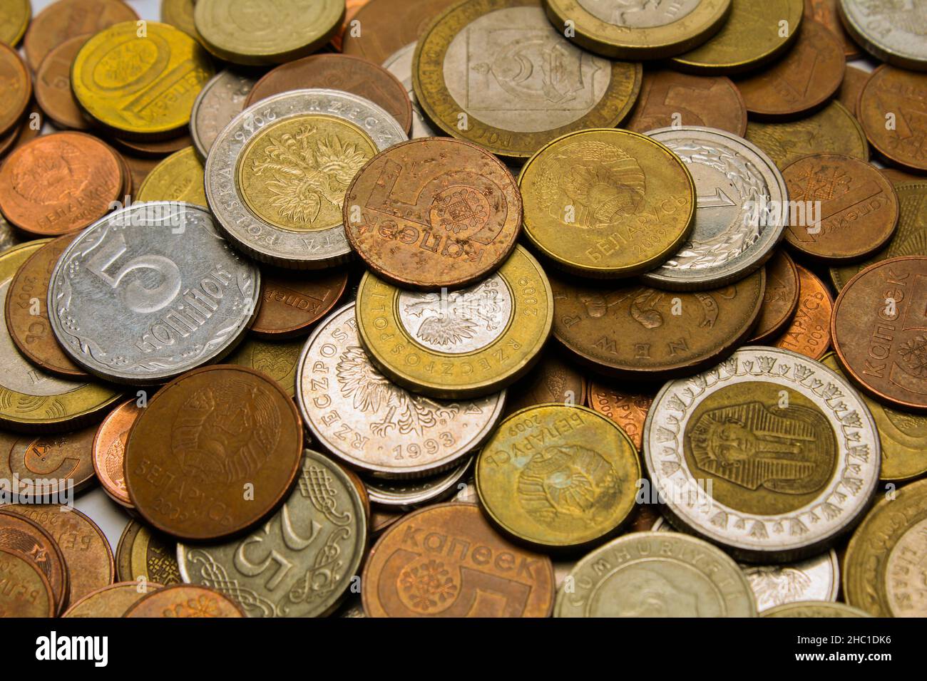 Golden coins different countries hi-res stock photography and images ...
