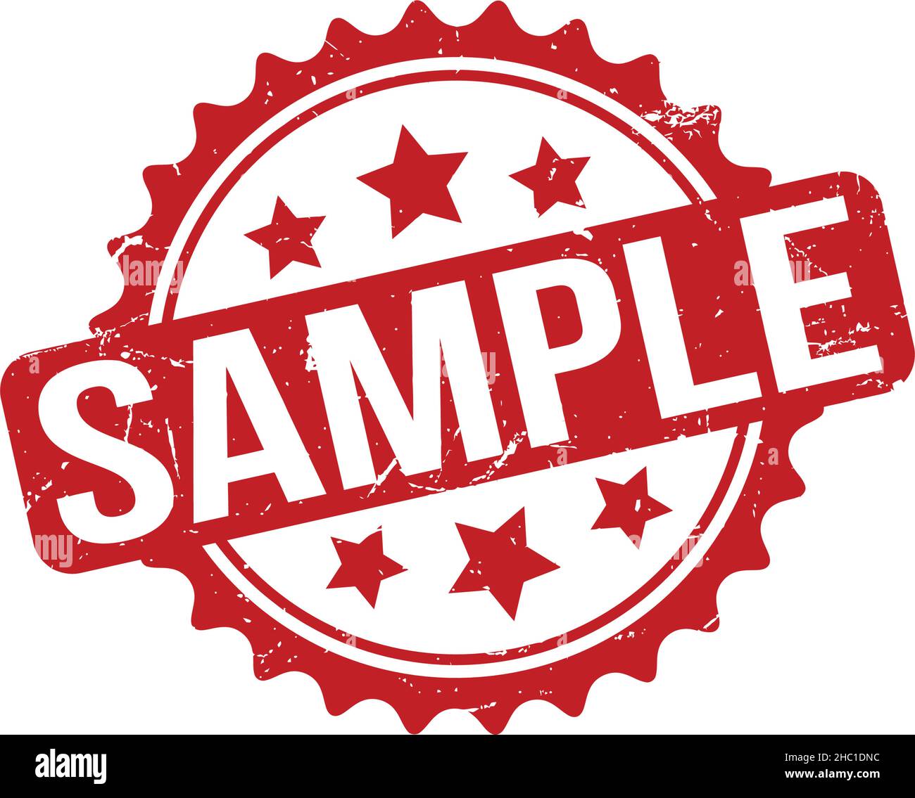 Sample Rubber Stamp. Red Sample Rubber Grunge Stamp Seal Vector ...
