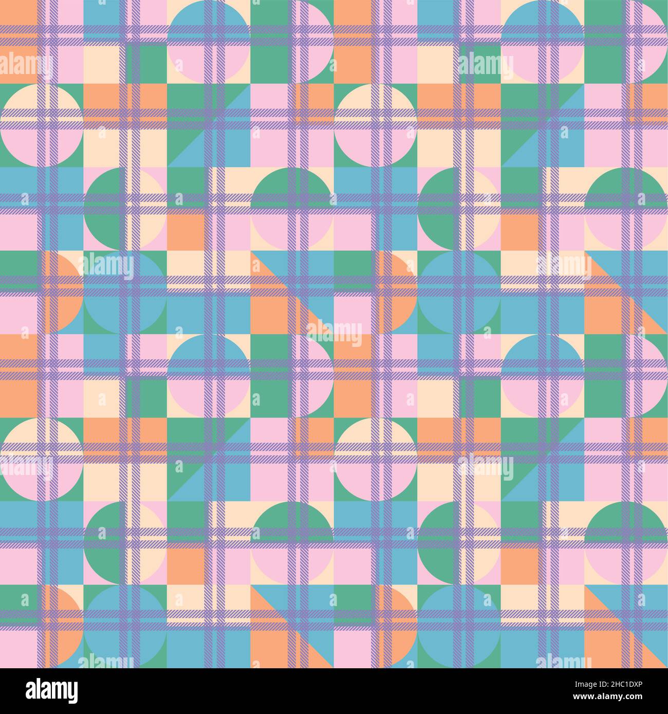 Mid fabric check pattern Stock Vector Images - Alamy