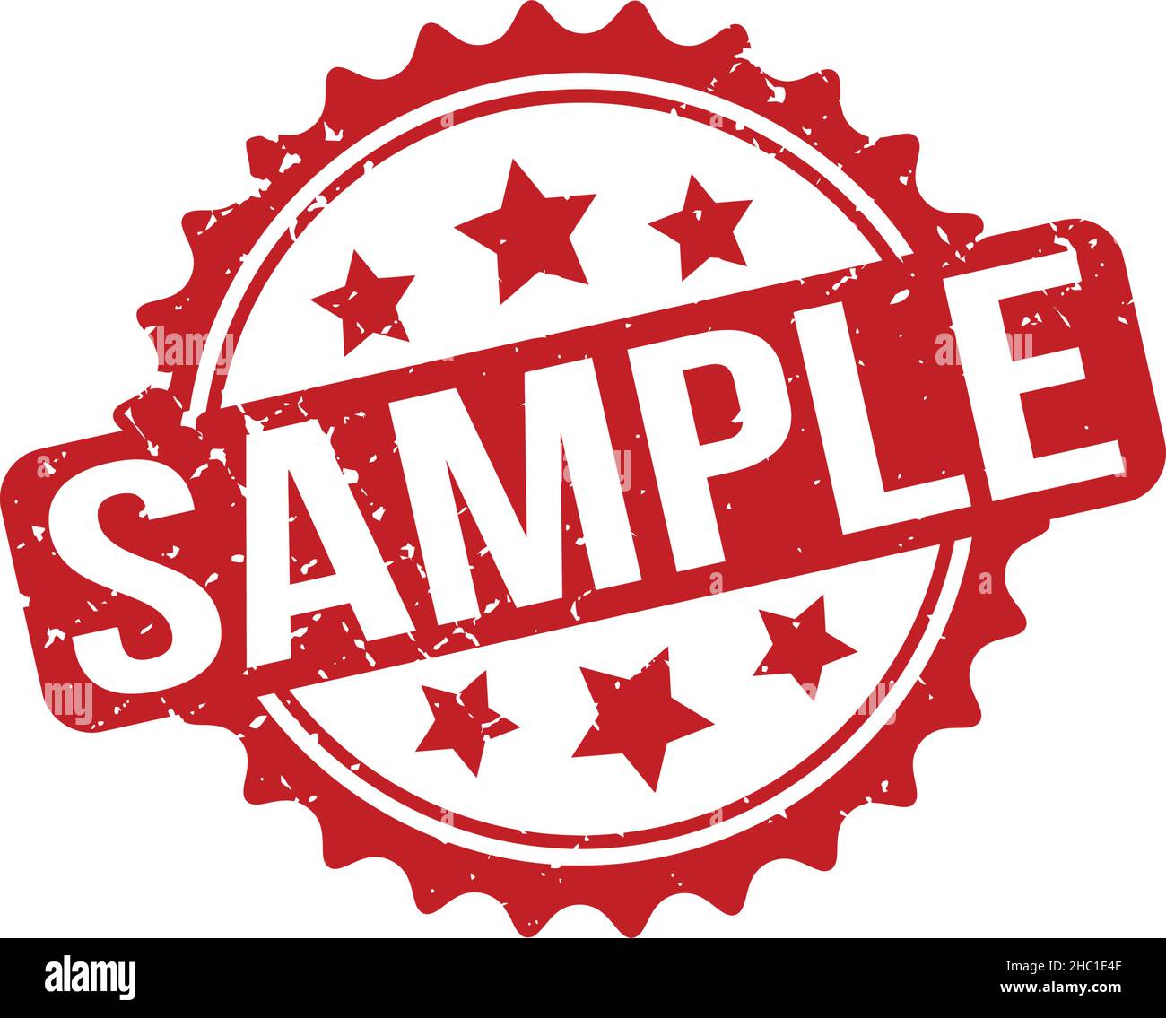 Sample Rubber Stamp. Red Sample Rubber Grunge Stamp Seal Vector ...
