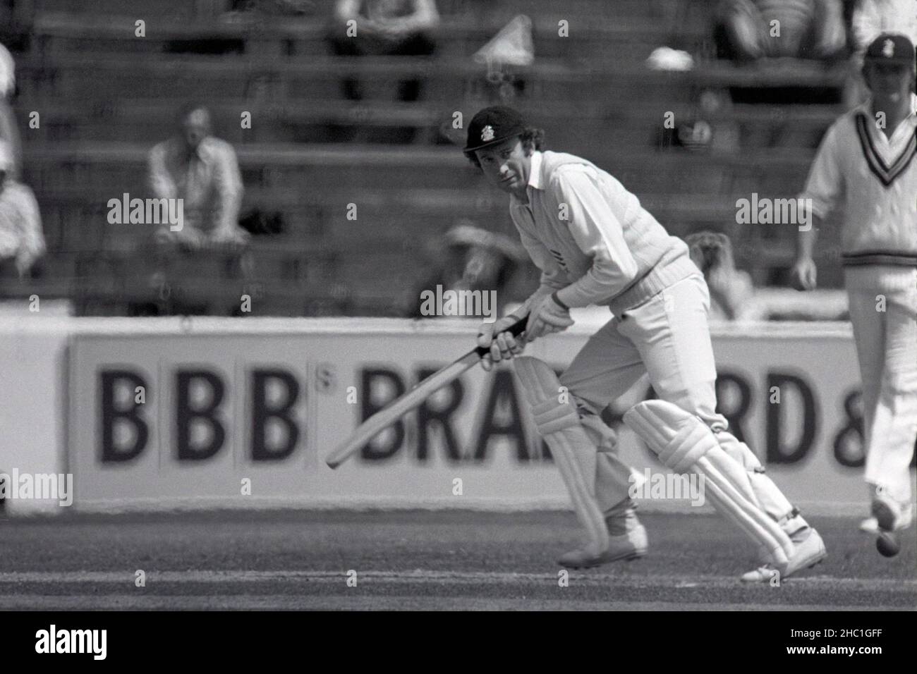Keith Fletcher (Essex Captain) batting, Surrey v Essex at The Oval ...