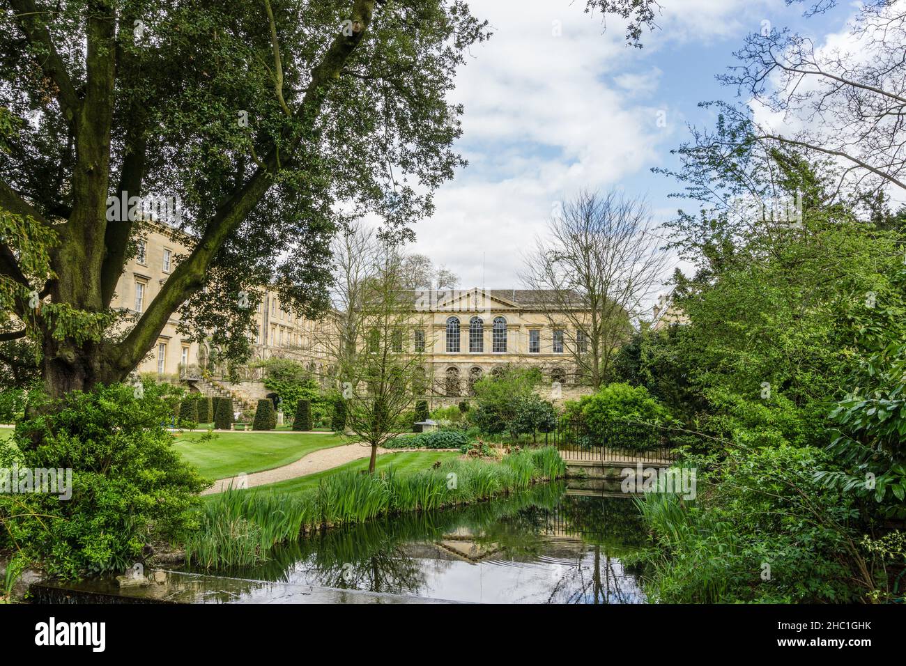 Worcester College, University of Oxford, Oxford, UK; view of the ...