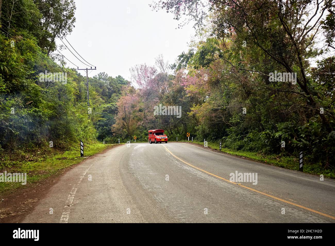Driving road street scene in hi-res stock photography and images - Alamy