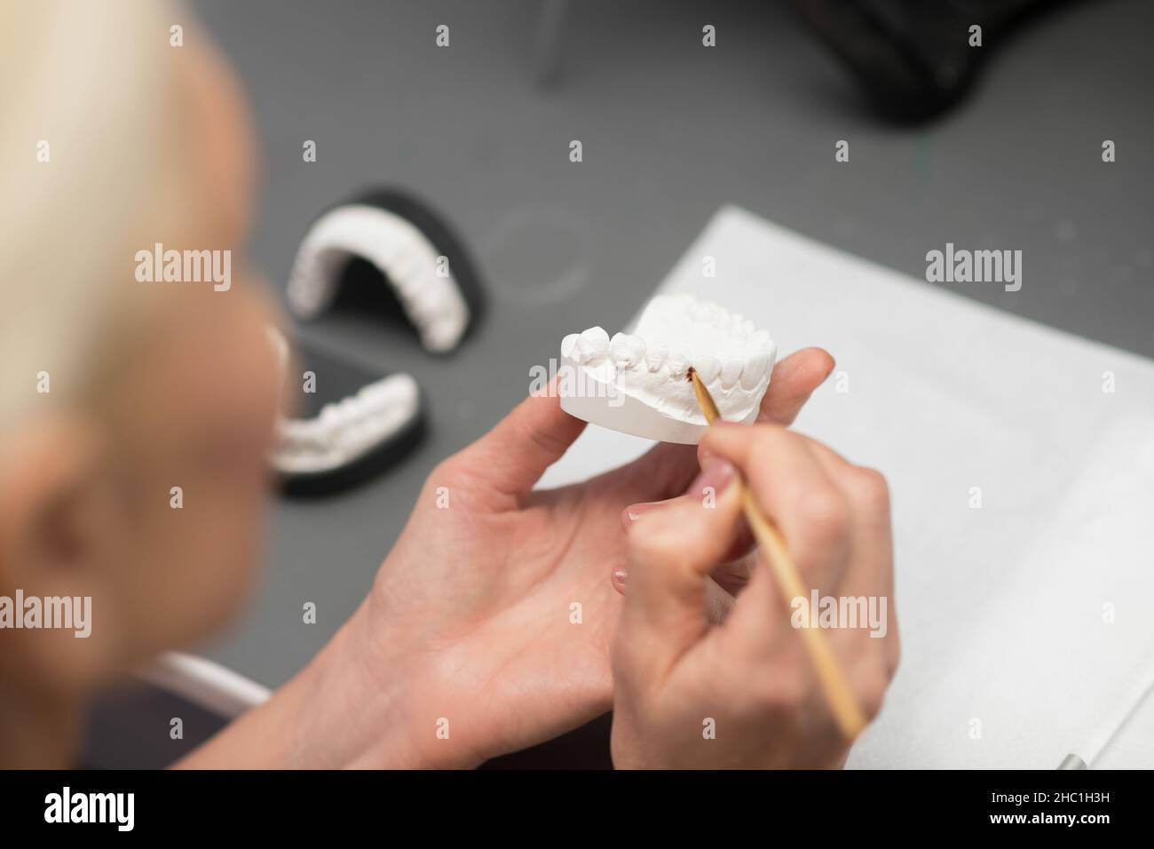 Hands from plaster hi-res stock photography and images - Alamy