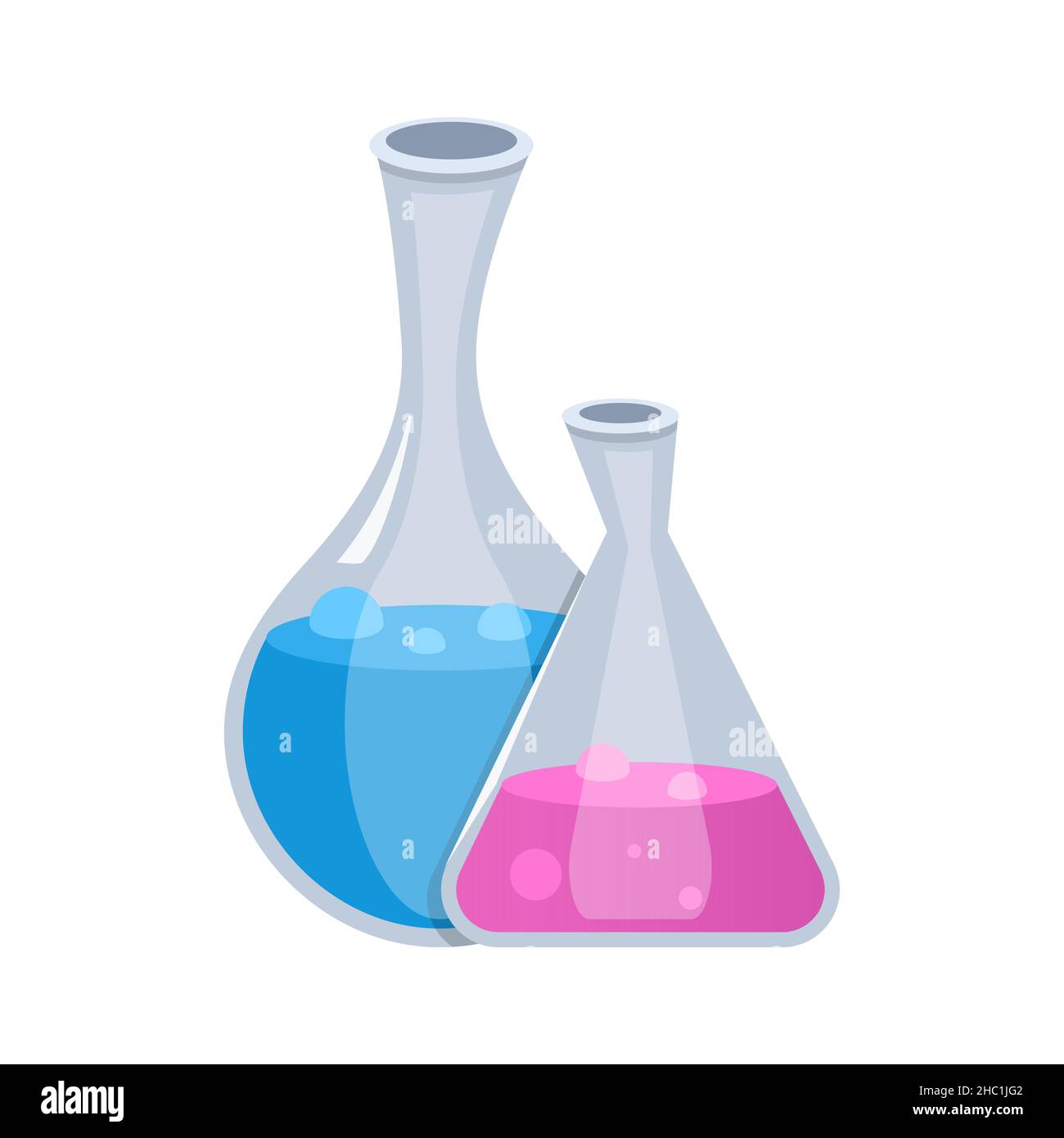 Scientific sample vessels Stock Vector Images - Alamy