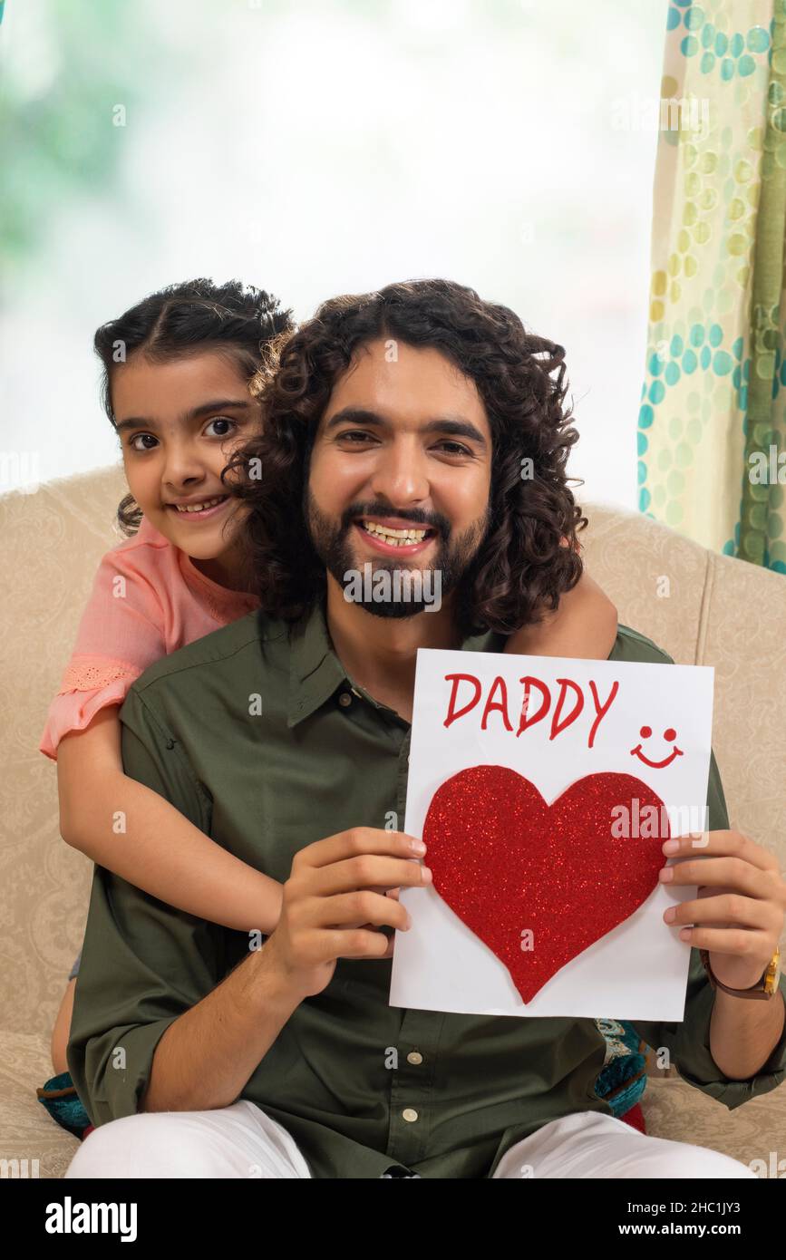 Indian daddy and daughter hi-res stock photography and images - Alamy