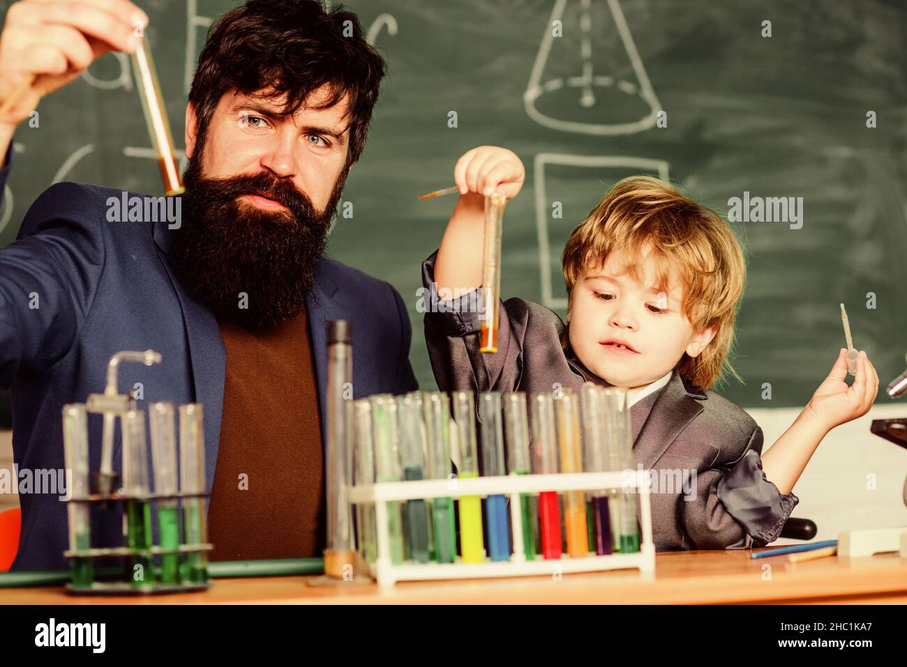 Chemical experiment. Genius minds. Genius toddler private lesson ...