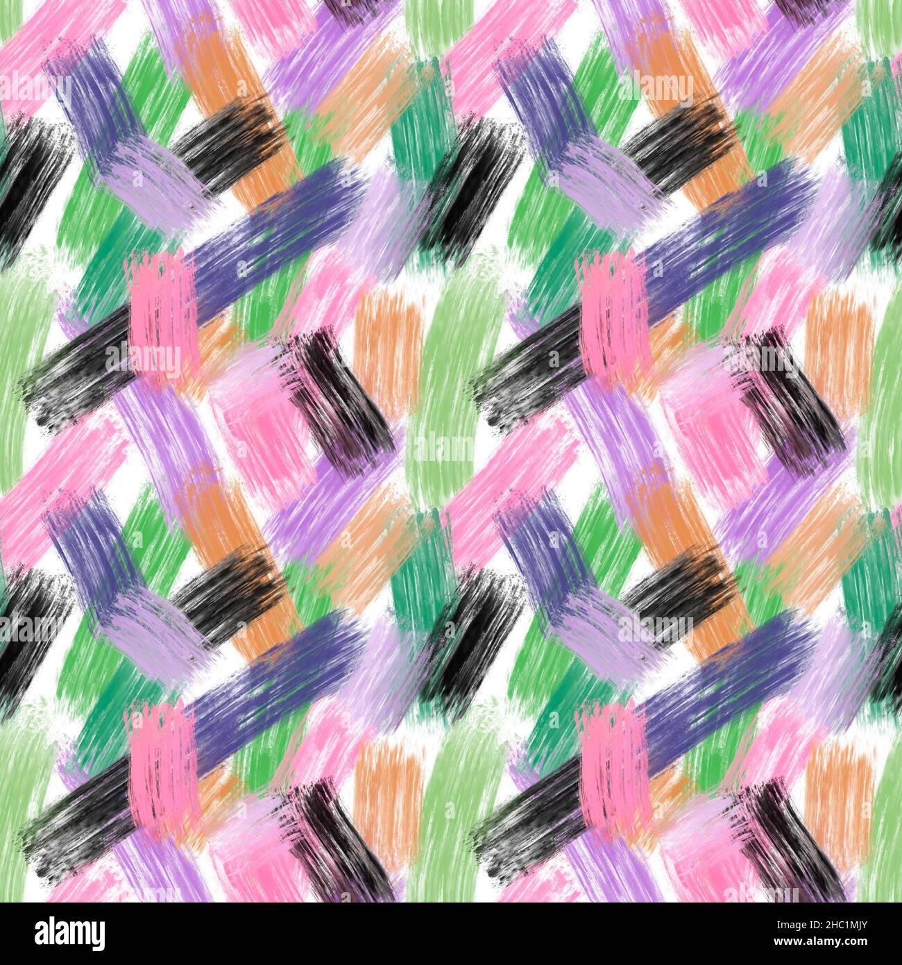 Paint abstract stripes seamless pattern for gifts and cards and posters ...