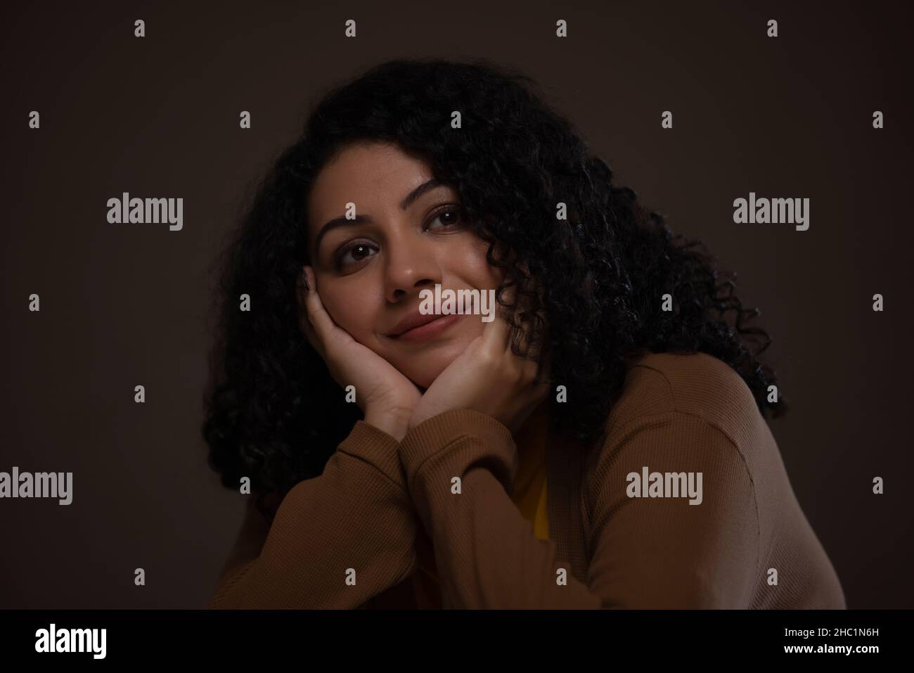 Cheek thinking hi-res stock photography and images - Alamy