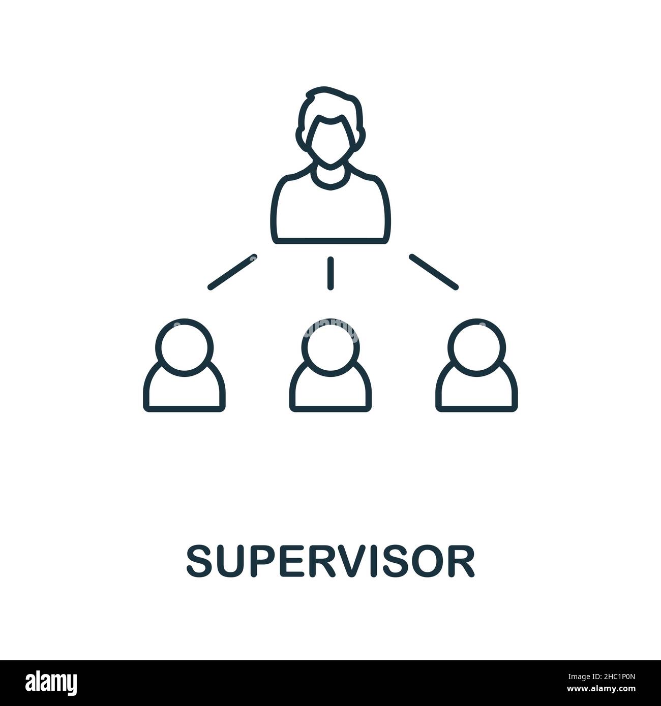 Supervisor symbol hi-res stock photography and images - Alamy