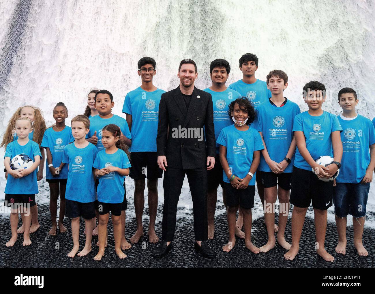Argentinian football player Lionel Messi visits Surreal, the Water ...