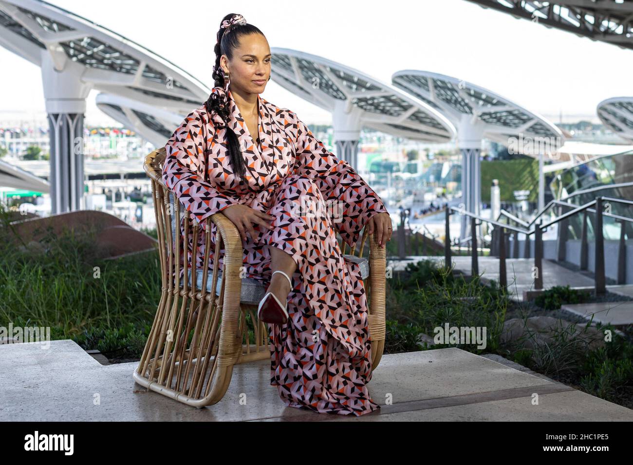 American singer Alicia Keys poses in Terra - The Sustainability ...