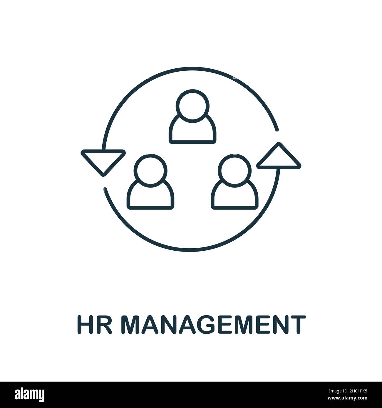 Hr Management icon. Line element from company management collection ... Hr Management icon. Line element from company management collection ...