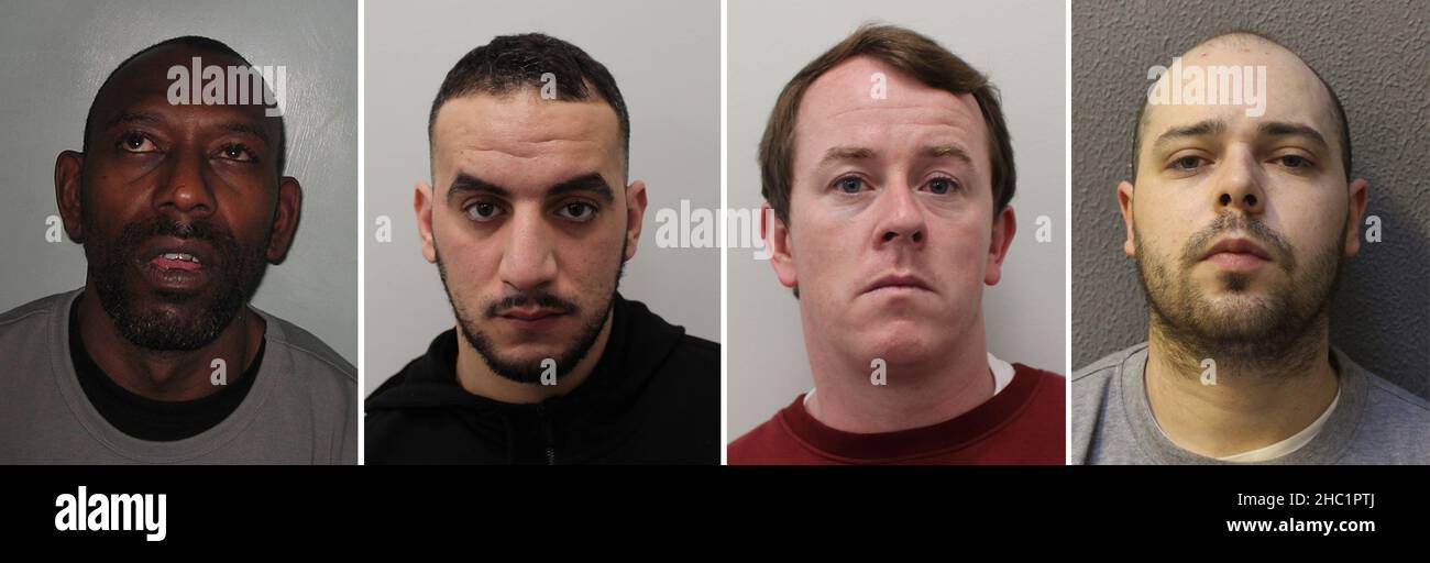 Metropolitan Police undated handout photos of (left to right) Anthony ...